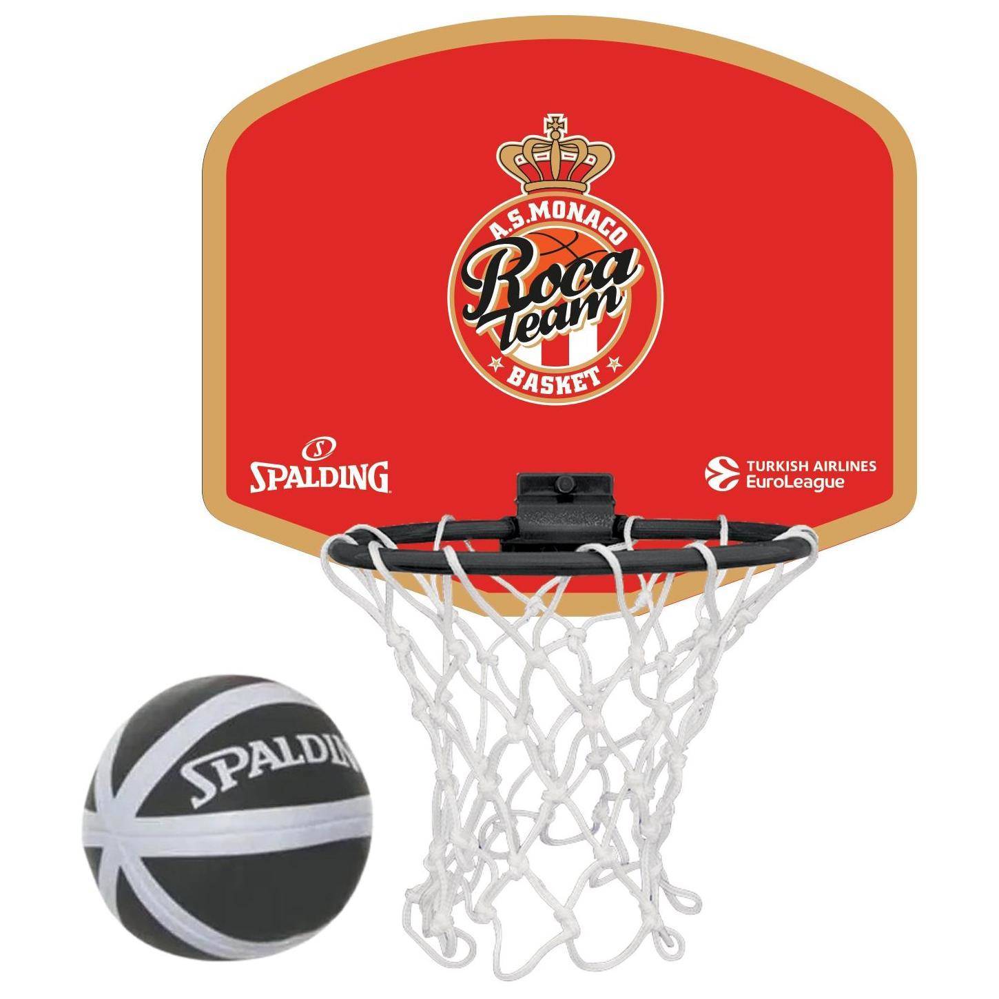 Mini Panier AS Monaco Euroleague Spalding - Paniers de Basket