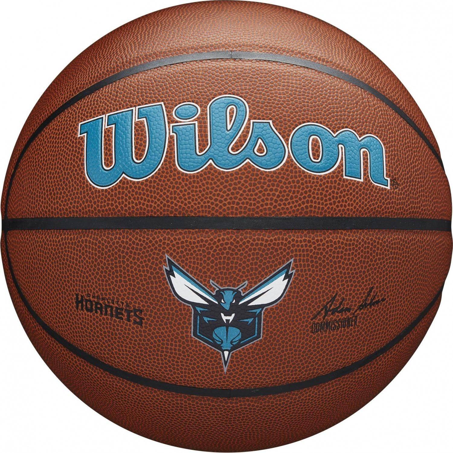 Ballon de Basket polyvalent NBA Wilson Charlotte Hornets indoor outdoor